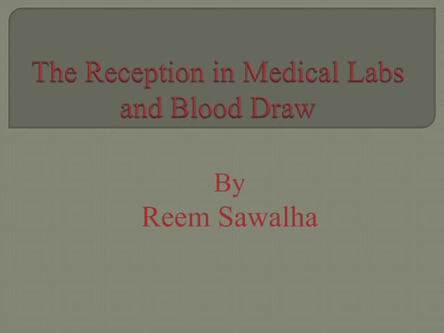 Chapter 4 Specimen collection, handling, and processing.ppt | Blood ...