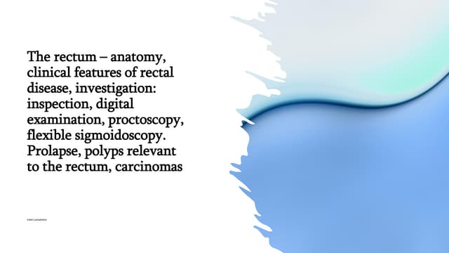 Anatomy of appendix | PPTX