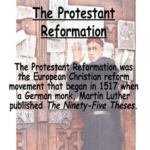 The Reformation | PPT
