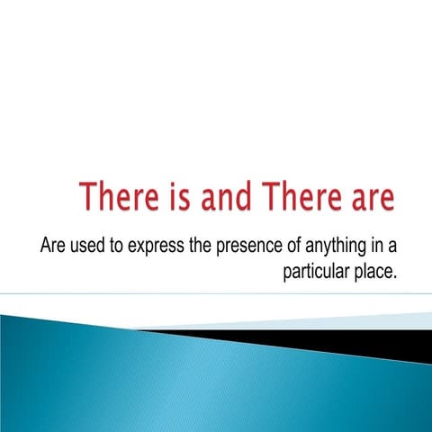 There is and there are | PPT