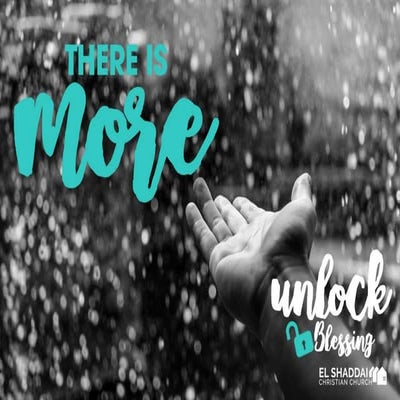 Blessing: There is More | PPT