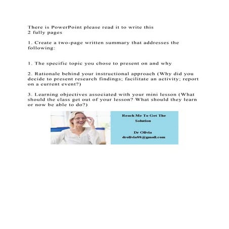 There is PowerPoint please read it to write this 2 fully pages.docx