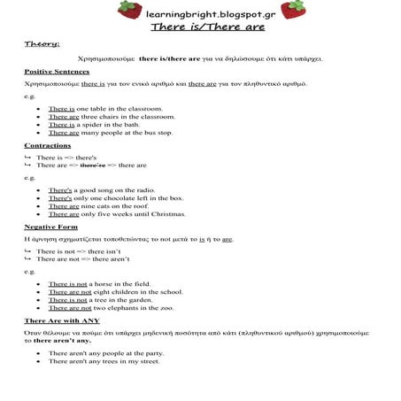 There is / there are | PDF