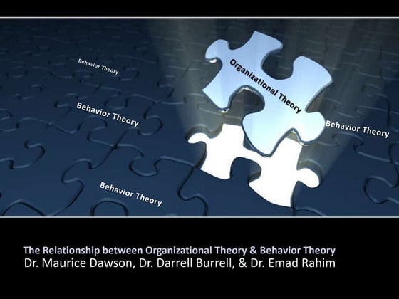 Organizational Behavior and Theory | PDF | Business Administration ...