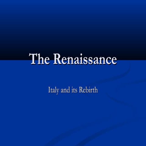 The renaissance | PPT