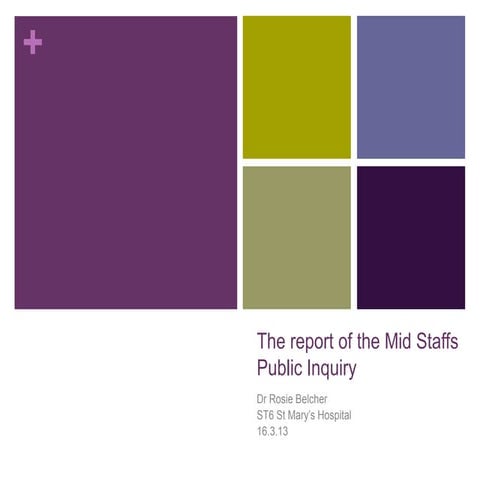 The report of the Mid Staffs public inquiry | PPT