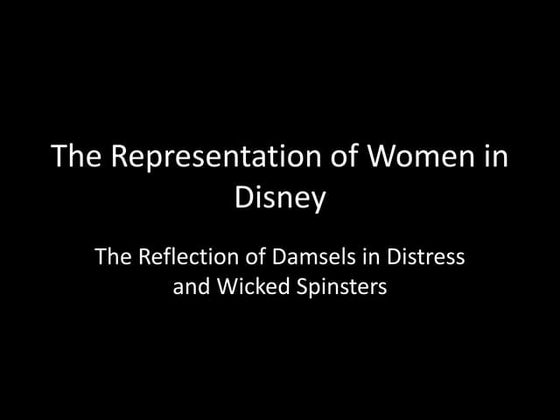 Representation of Women in Disney | PPT