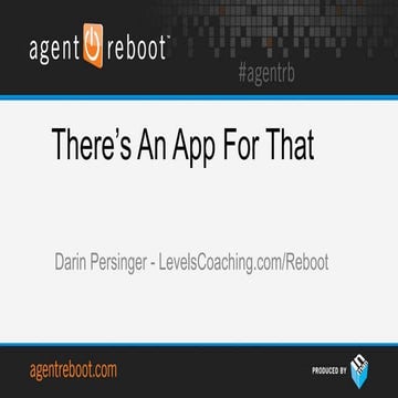 Theres an-app-for-that in real estate | PPT