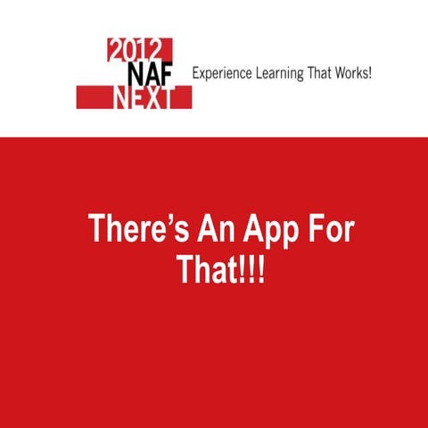 There’s an app for that | PPT