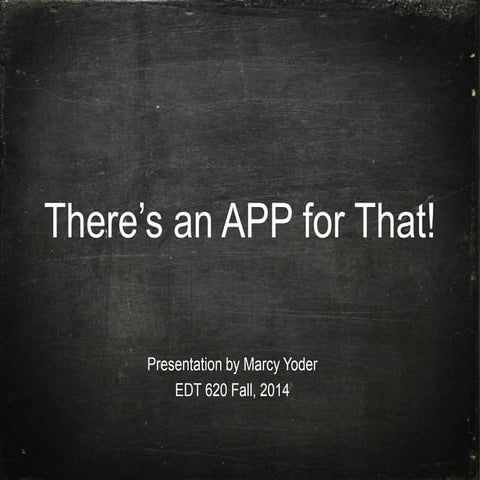There's an App for That | PPT