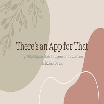 There’s an App for That | PPT