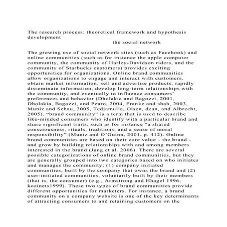 The research process theoretical framework and hypothesis develop.docx