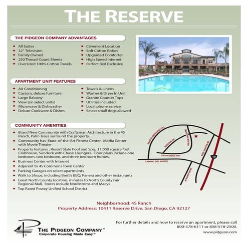 The Reserve Flyer | PDF