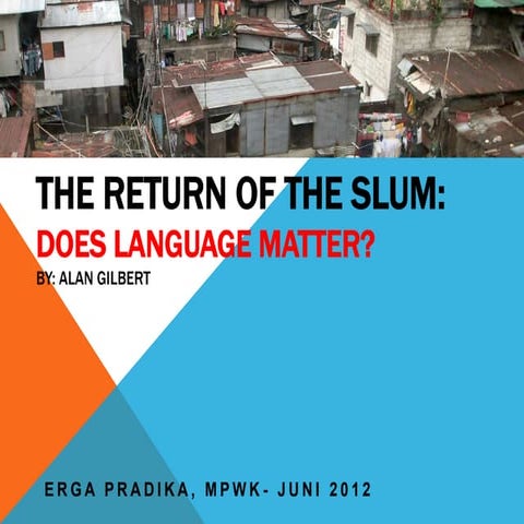 The return of the slum | PPTX