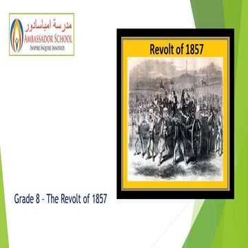 The revolt of 1857 | PPSX
