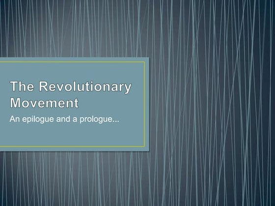 Hist2 9 the reform movement and the revolution | PPTX