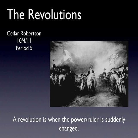 The Revolutions | PPT
