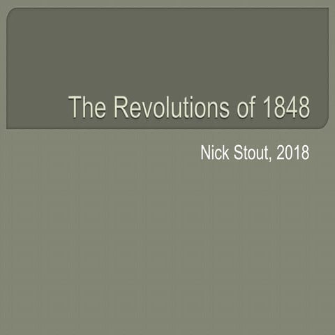 The revolutions of 1848 | PPT