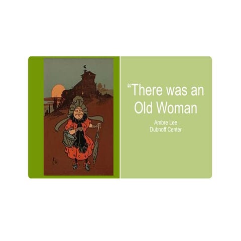 There was an old woman | PPT