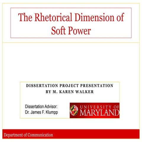The Rhetorical Dimension Of Soft Power | PDF