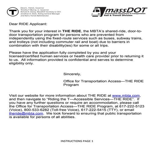 Therideapplication 130123094112-phpapp01 | PDF