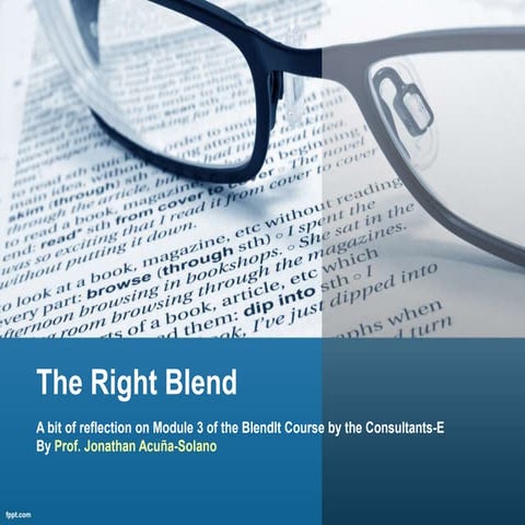 The right blend | PPTX