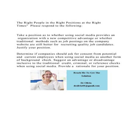 The Right People in the Right Positions at the Right Times Ple.docx