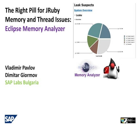 The Right Pill For Jruby Memory And Thread Issues Eclipse Memory Analyzer Ppt Free Download 2821