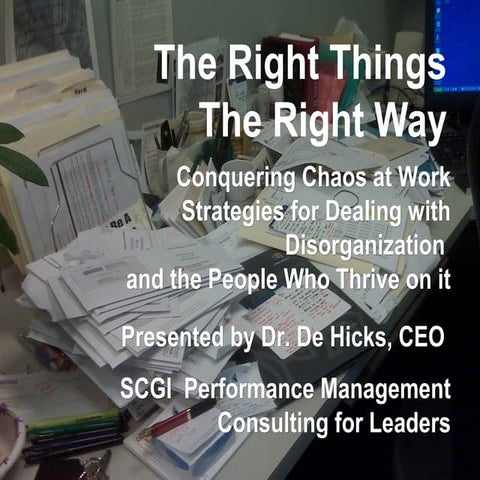 Step by step guide to getting organized at work | PPT
