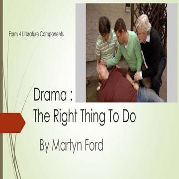 The Right Thing to Do | PPTX