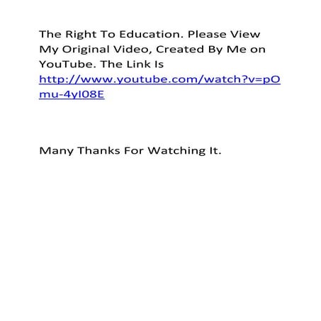 The right to education | PDF