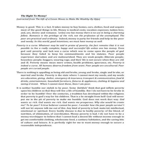 The right to money article | DOCX
