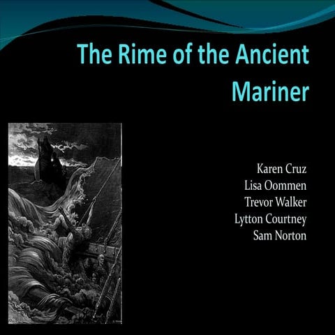 The rime of the ancient mariner | PPT