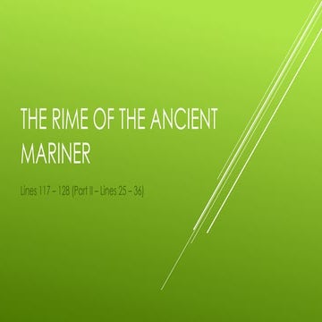 The rime of the ancient mariner | PPTX