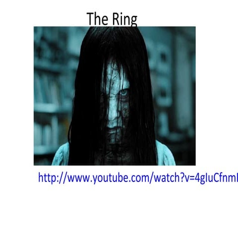 The ring (2002) trailer analysis | PPTX