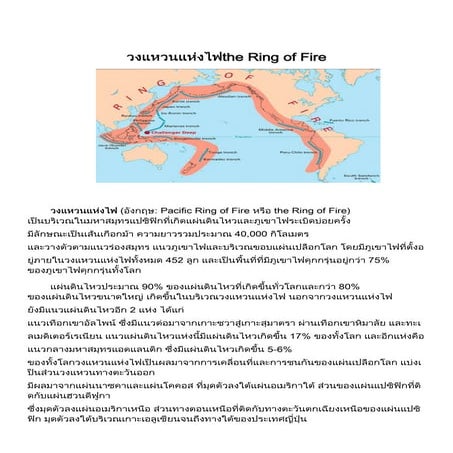 วงแหวนแห่งไฟ The ring of fire | DOCX