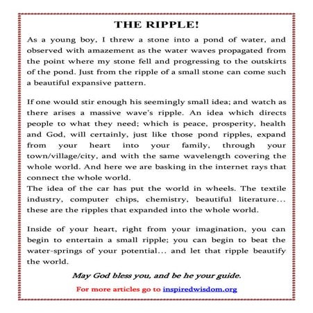 The ripple | PDF