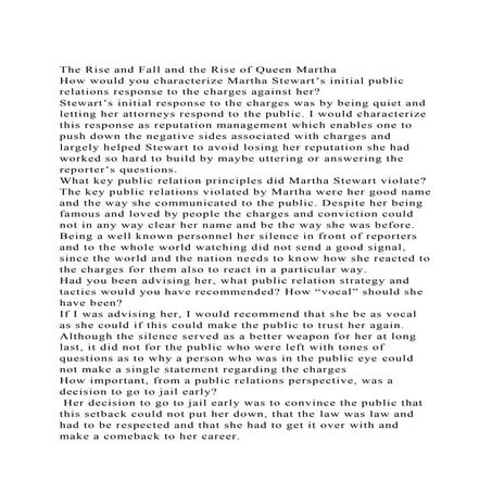 The Rise and Fall and the Rise of Queen MarthaHow would you char.docx