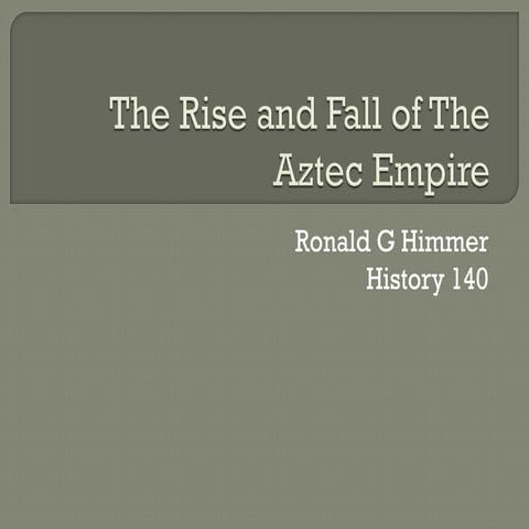 The Rise And Fall Of The Aztec Empire | PDF | Christianity | Religion ...