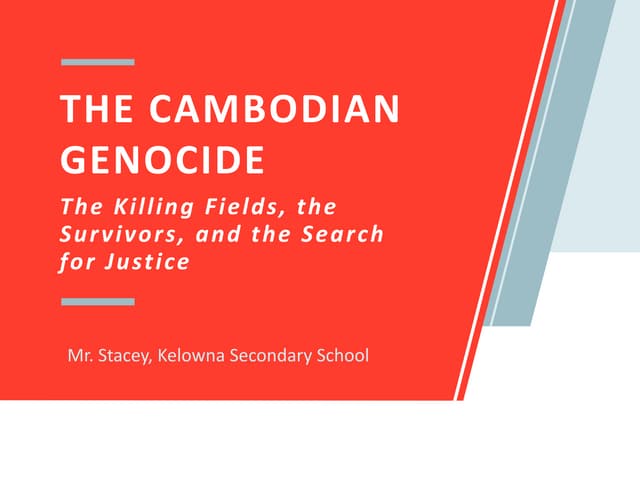 The Rise And Fall Of The Khmer Rouge Regime Pptpptx