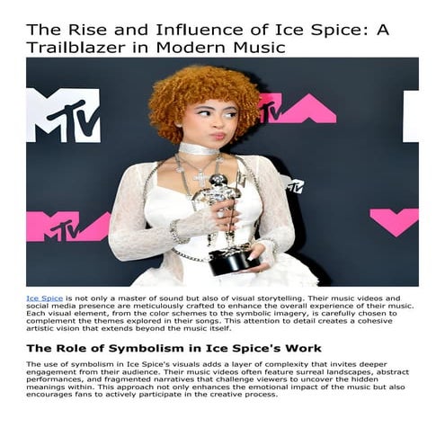 The Rise and Influence of Ice Spice_ A Trailblazer in Modern Music.docx
