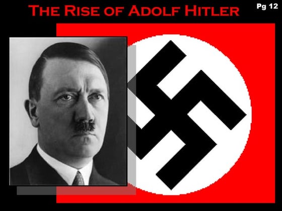 Rise to power adolf hitler | PPT