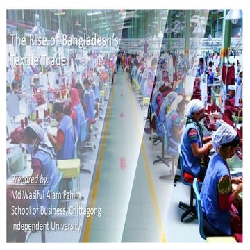 The rise of Bangladesh's textile trade | PPTX