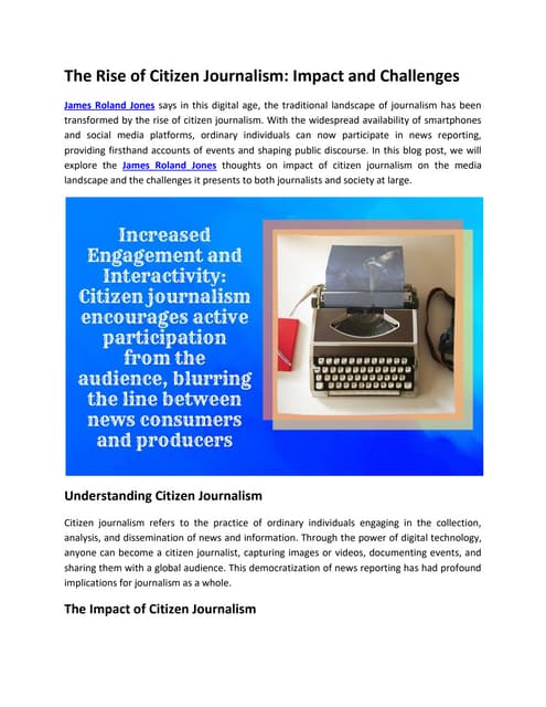 Types of Journalism | PPT