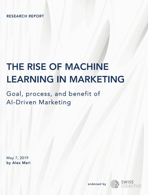 Machine learning in marketing | PPT