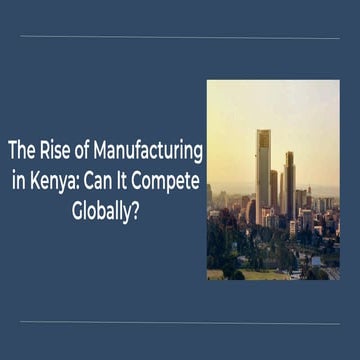 How Kenya’s Tech Industry Is Reshaping the Economy | PDF