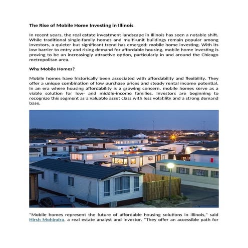 The Rise of Mobile Home Investing in Illinois.docx