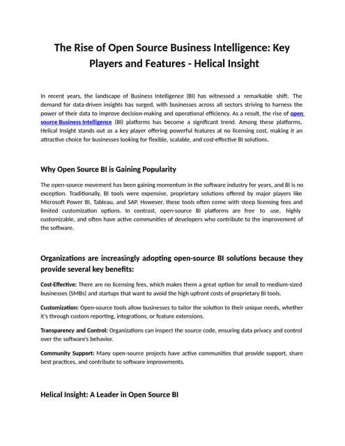 Navigating the Latest Power BI Price Increase Exploring Open Source BI ...