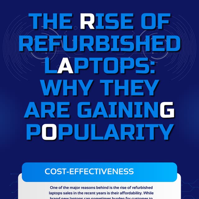 The Rise of Refurbished Laptops Why they are gaining Popularity ...