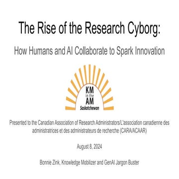 The Rise of the Research Cyborg: How Humans and AI Collaborate to Spark ...